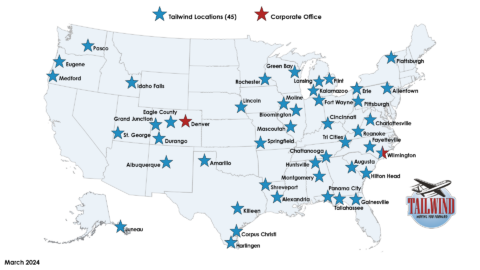 Locations | Tailwind Airport Concession